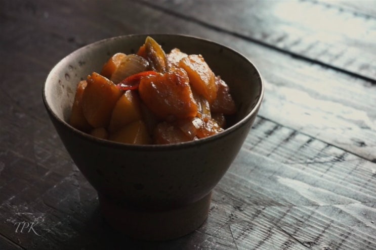 [VG] ⓥ 간이 쏙 배는 감자조림 Braised Potatoes (Korean Banchan) : 네이버 블로그