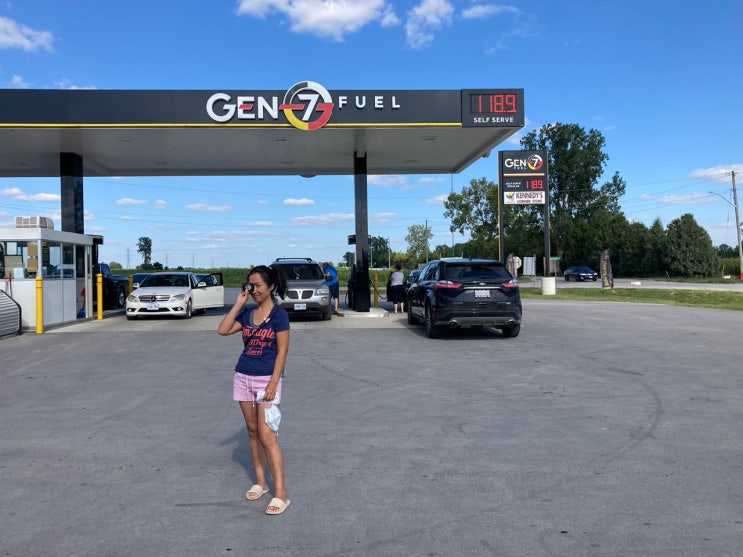 캐나다 런던에서 가장 싼 주유소 찾기 '인디언마을 사우스월드 GEN7 FUEL' : 네이버 블로그