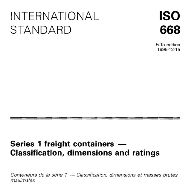 해상용 컨테이너 (ISO Container) - ISO 668 & ISO 1496 : 네이버 블로그