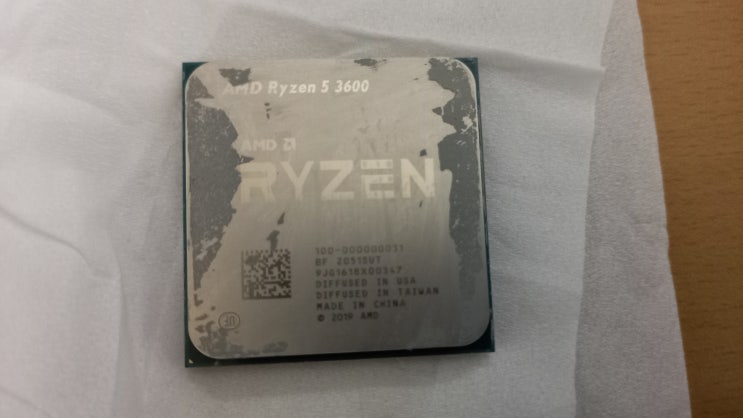 컴퓨터수리 AMD Ryzen 5 3600 CPU 핀 수리 : 네이버 블로그