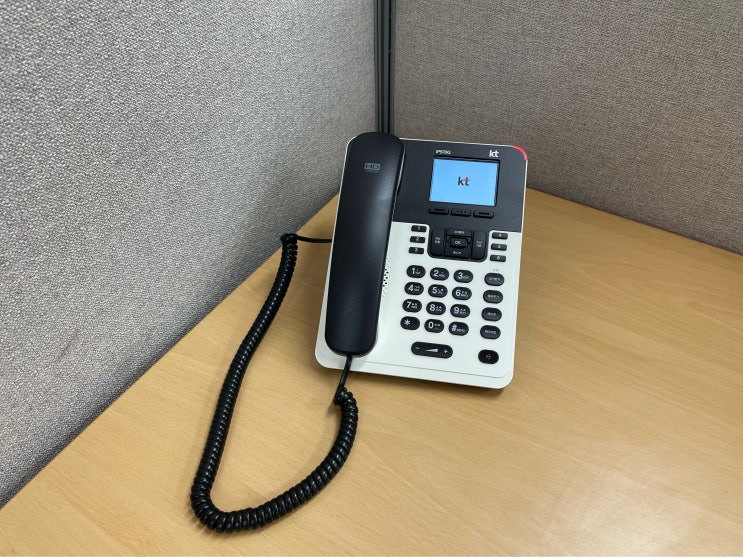 kt biz 기업용 인터넷전화 IP-570G 컬러 LED 단말기 설치 후기 : 네이버 블로그