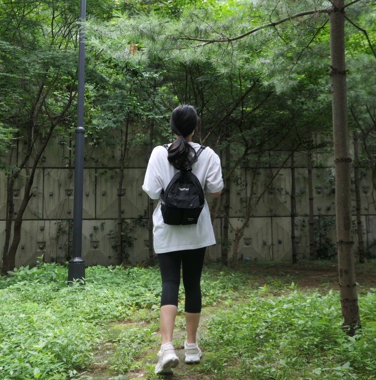 여성 등산코디 완성은 가방 디스커버리 트래블 미니백팩 네이버 블로그