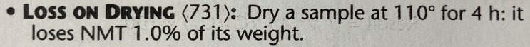 건조감량 시험 (Loss on drying) : 네이버 블로그
