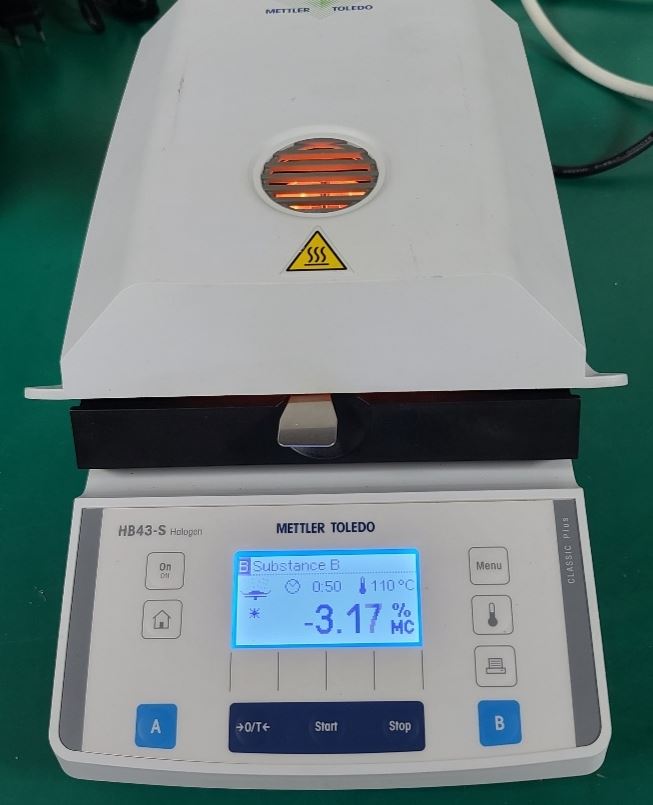 Halogen Moisture Analyzer / Mettler Toledo HB43-S(중고) : 네이버 블로그
