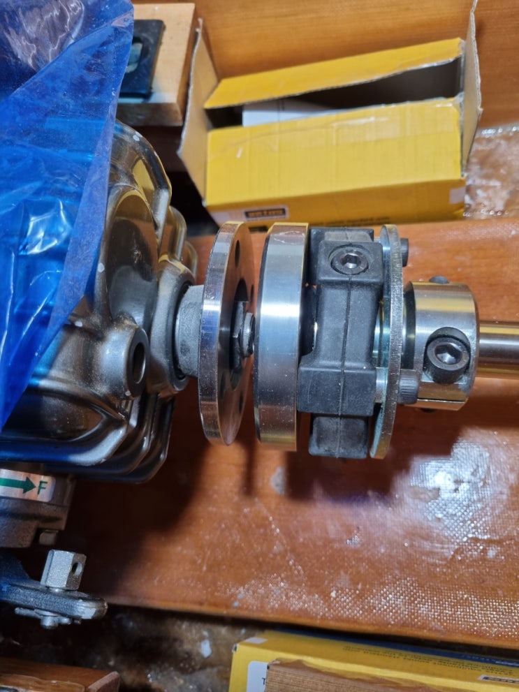 추진장치 2 - stern tube.cutlass bearing. shaft seal 설치 등 : 네이버 블로그