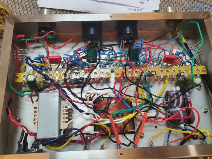 세번째 진공관 엠프 자작 6J8P FU50 : 네이버 블로그