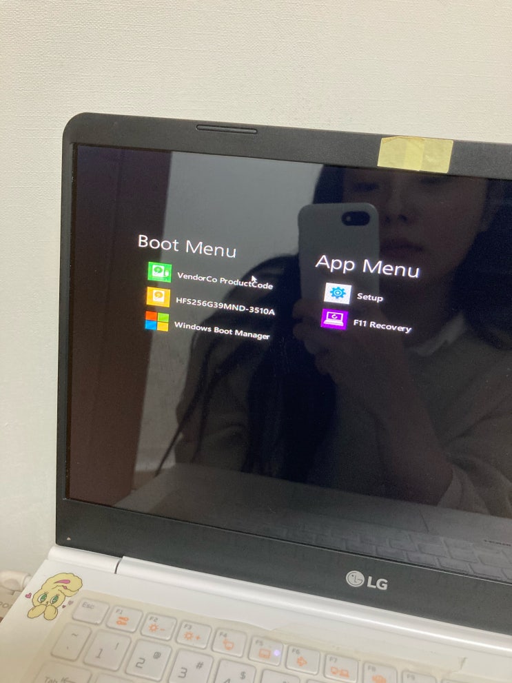 그램 바이오스 무한부팅(Boot menu/App menu) 해결 + rufus 드라이브 속성 및 포맷옵션 설정법 : 네이버 블로그