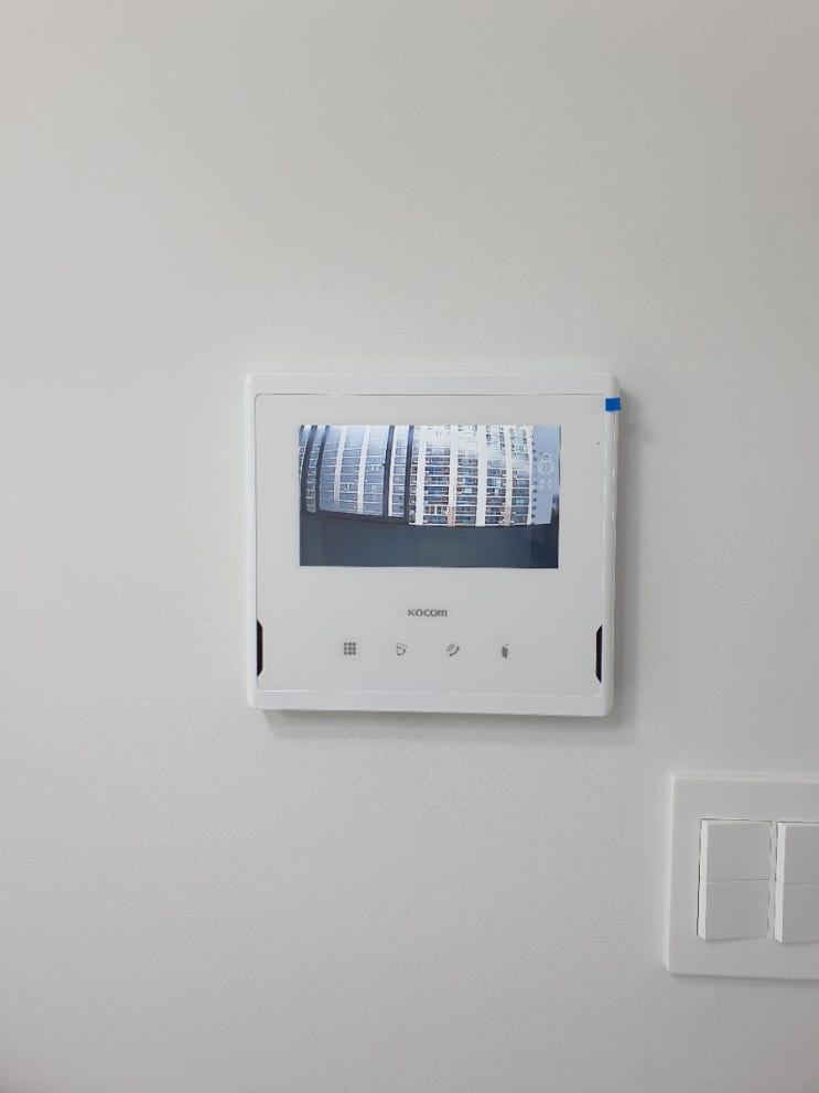 코콤비디오폰 KCV-S701 삼성도어락 무선연동기 전주대리점 : 네이버 블로그