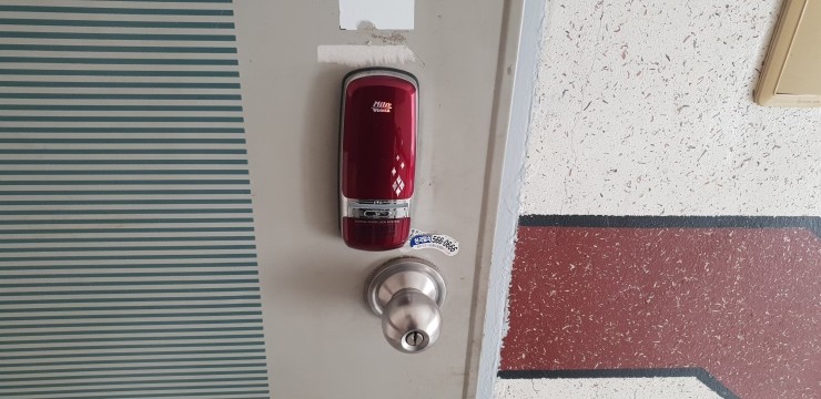 경서동도어락 이사갈때 원상복구 가능한 웰콤 wts700 설치하기 경서동번호키 출장시공 : 네이버 블로그