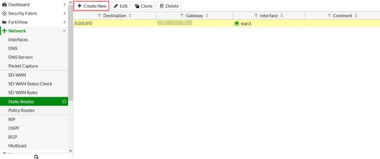 FortiGate Routing 설정 : 네이버 블로그