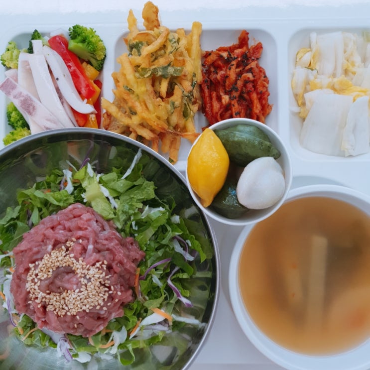단체급식 메뉴모음추석특식메뉴육회비빔밥오징어숙회채소튀김 송편 만들기9월 추석특식 레시피 네이버 블로그