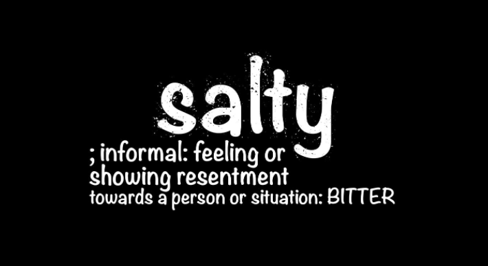 오늘의 영어표현(1537) acting salty : 네이버 블로그