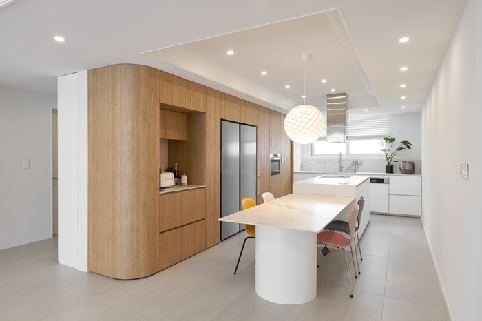 [38PY] 곡선 모서리의 매력을 알려주는, 장위동 대명루첸 38평 인테리어[이유디자인 인테리어] : 네이버 블로그