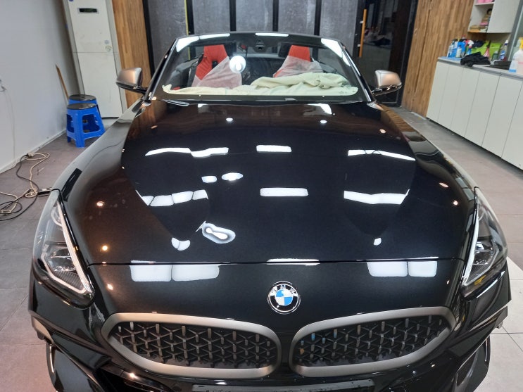 BMW Z4 아이나비 블랙박스 QXD7000 핸드폰연동 주차충격알림 커넥티드프로 플러스 셀스타보조배터리 SF100 인산철 RF하이패스 매립 서초강남블랙박스 하이패스 매립전문 ...