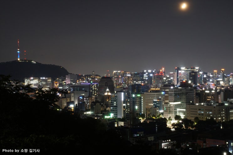 서울 성곽 옆에서 멋진 야경을 감상할 수 있는 낙산공원 네이버 블로그