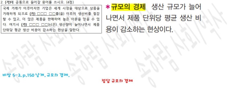 선화예고 2020 2학기 기말고사 통합사회 전체 내신 분석 By송하람쌤대치동 운성학원 압구정 씨에스학원 네이버 블로그