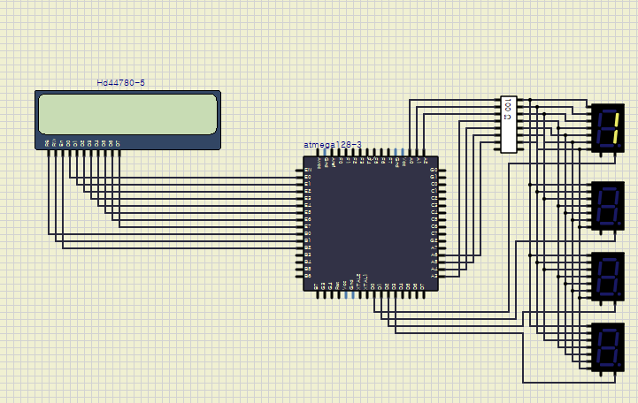 [Atmega128] 7 segment & text LCD : 네이버 블로그