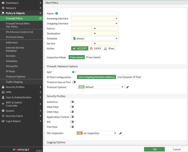 FortiGate Inspection Mode(Flow vs. Proxy) : 네이버 블로그