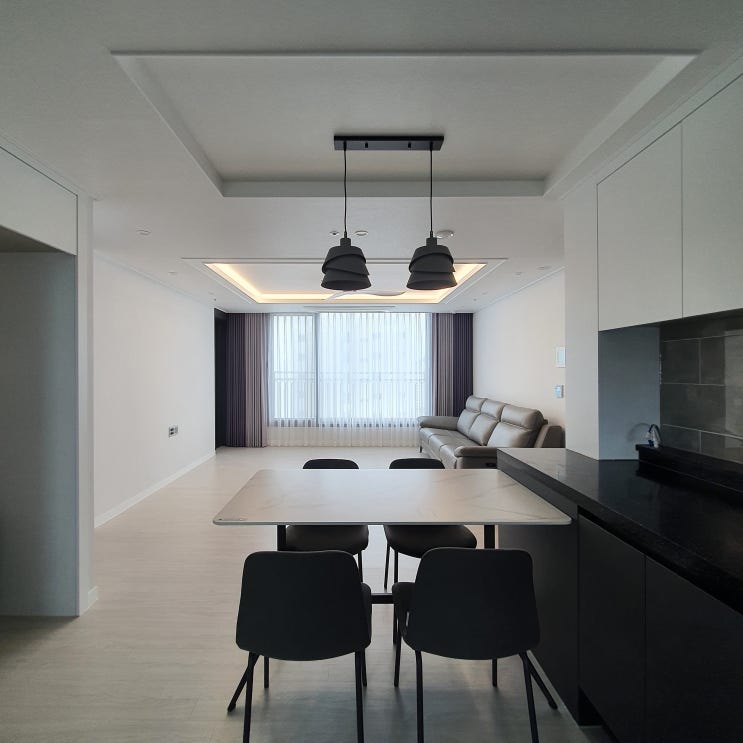 #청주인테리어옥언니 : 필름 시공만 했을 뿐인데, 그레이 모던 하우스로 탈바꿈한 청주 복대동 두진하트리움 2차 30평 A 타입 ...