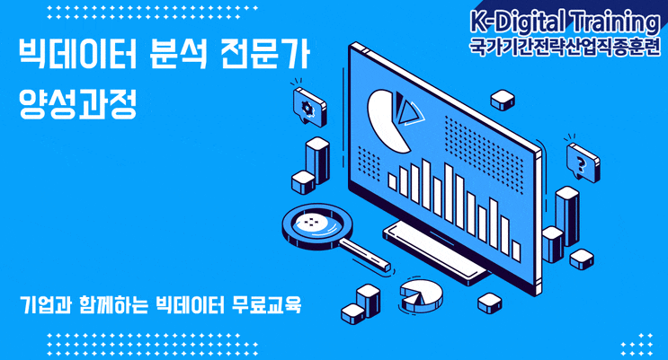 빅데이터 분석 분야로 취업을 준비하고 있다면 아이티윌 빅데이터 분석 전문가 양성과정 30기 네이버 블로그