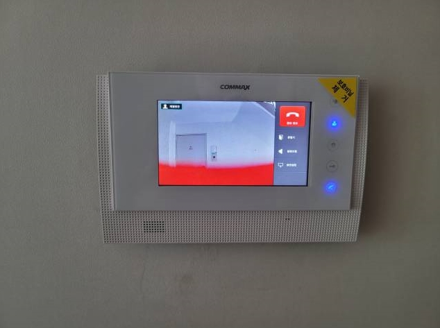 의정부 호원동 건영아파트 코맥스비디오폰 CAV-705UW 설치 후기 : 네이버 블로그