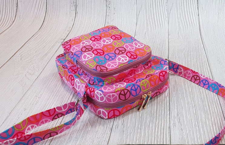 DIY Double zipper crossbody bag Free pattern : 네이버 블로그