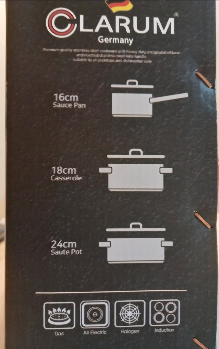 CLARUM Germany 크라움 냄비세트 6p 선물 : 네이버 블로그