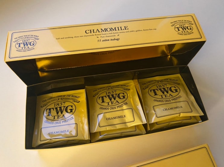 TWG 캐모마일티💛 : 네이버 블로그