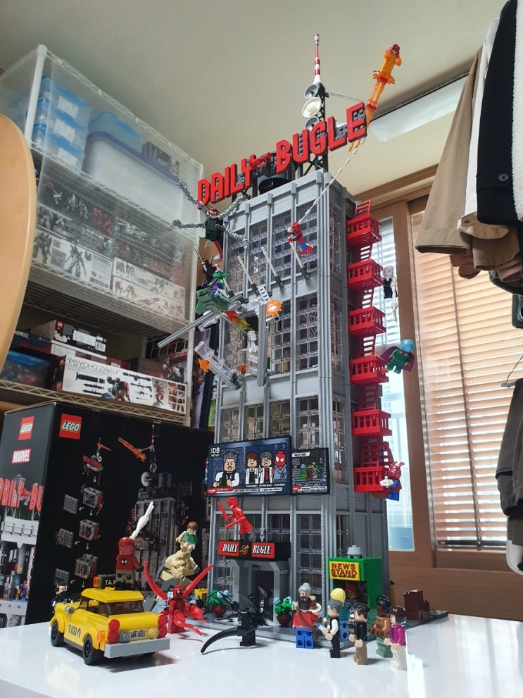 LEGO [MARVEL DAILY BUGLE 76178] 레고 데일리 뷰글 마지막편! 드디어 완성~!!😜 : 네이버 블로그