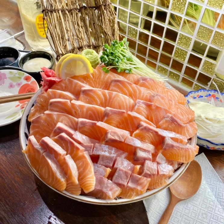 진주맛집 하대동 미소부엌 연어사시미와 짬뽕 너무 맛있당 하이볼과의 조합도 굿 네이버 블로그