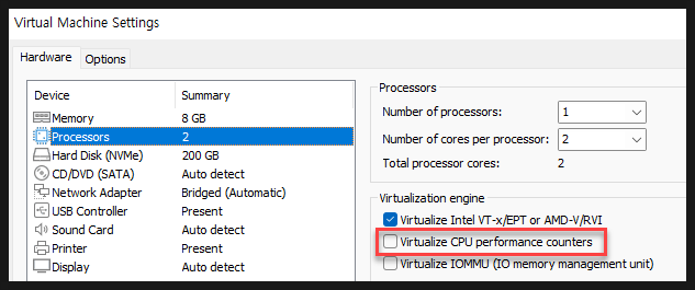 VMware에서 "Module 'VPMC' power on failed" 오류 발생시 : 네이버 블로그