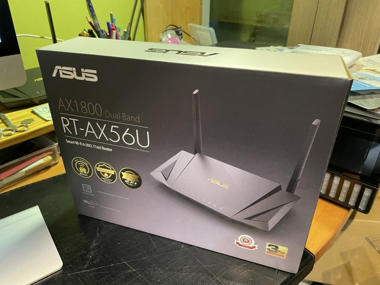 인터넷공유기 ASUS RT-AX56U 초기비밀번호는? : 네이버 블로그