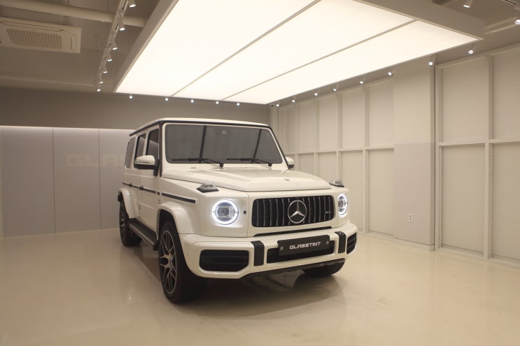 벤츠 G63 Amg 지바겐 에디션 시인성에 대한 불만으로 이어진 글라스틴트 슈어x로 열선 손상 없이 틴팅 재시공 후기