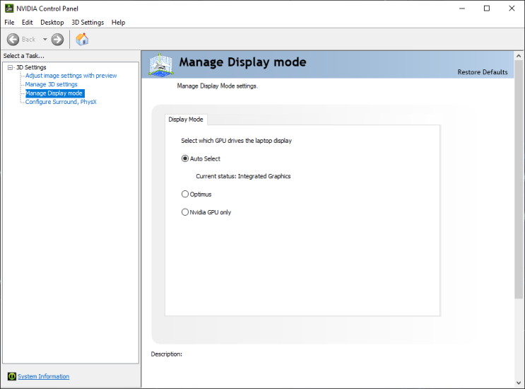 NVIDIA Advanced Optimus 사용 방법 : 네이버 블로그