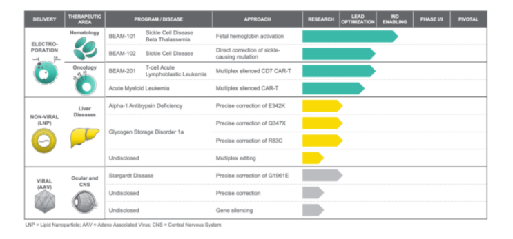 [BEAM] 빔 테라퓨틱스(Beam Therapeutics), Base editing을 활용한 유전자 치료 (2) - 심층 분석 ...