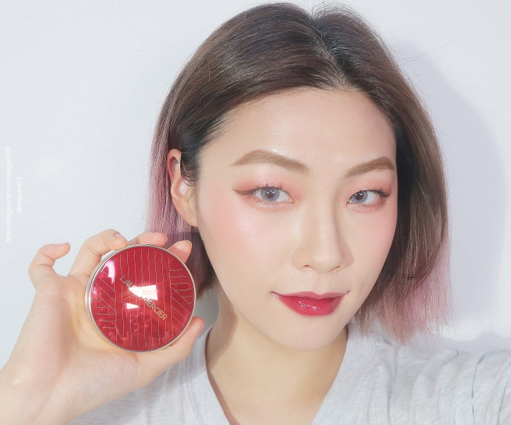 로라메르시에 플로리스 뤼미에르 쿠션팩트 전색상 발색 내가 고른 컬러는 네이버 블로그