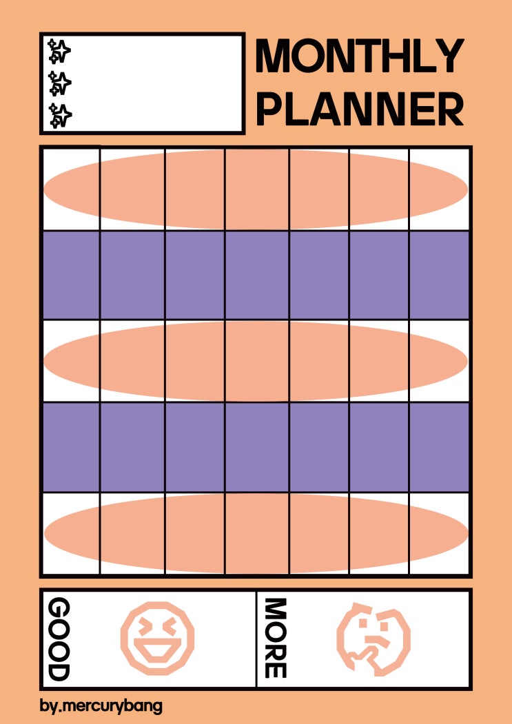 Monthly Planner : 네이버 블로그