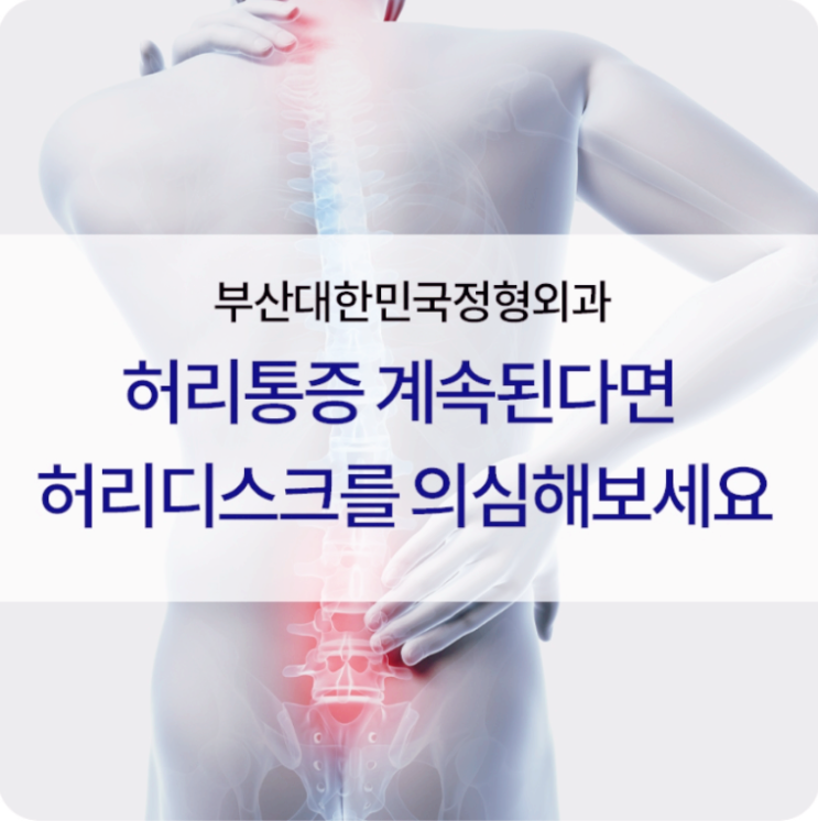 허리통증 계속된다면 허리디스크를 의심해보세요 네이버 블로그