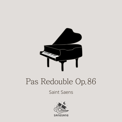 [피아노 포핸즈 악보] 생상스(Saint Saens) - Pas Redouble(빠흐 두블레) Op.86 / 쉬운 악보 / 상상 ...
