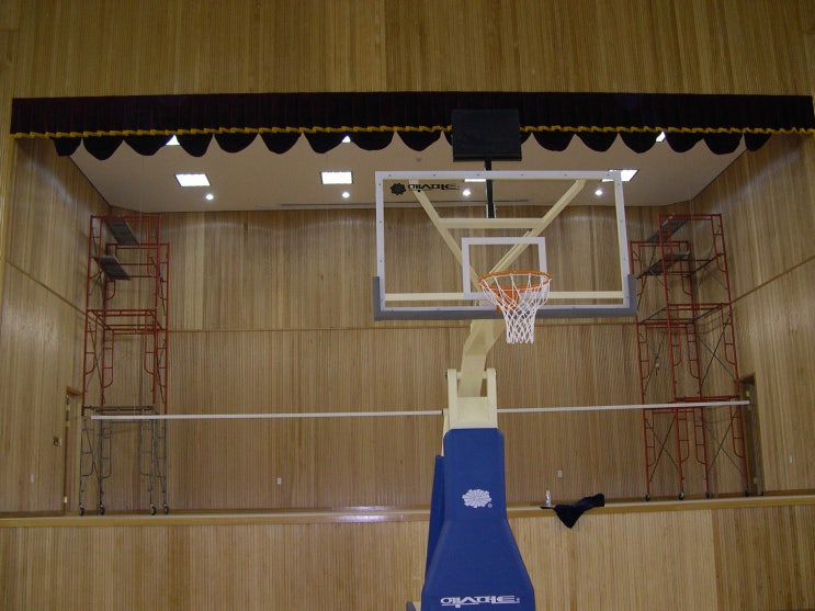 강당/체육관 - [성일여중] 전동식 상하식커텐/바텐 : 네이버 블로그