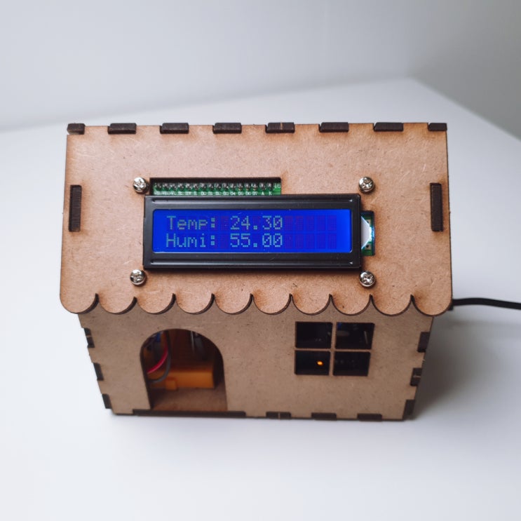 [아두이노 작품] 주변환경의 온도와 습도를 측정하는 온·습도계 만들기 with LCDI2C : ) : 네이버 블로그
