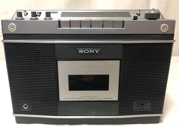 (카세트) 1972, 명기 SONY CF-550A Cassette Radio : 네이버 블로그