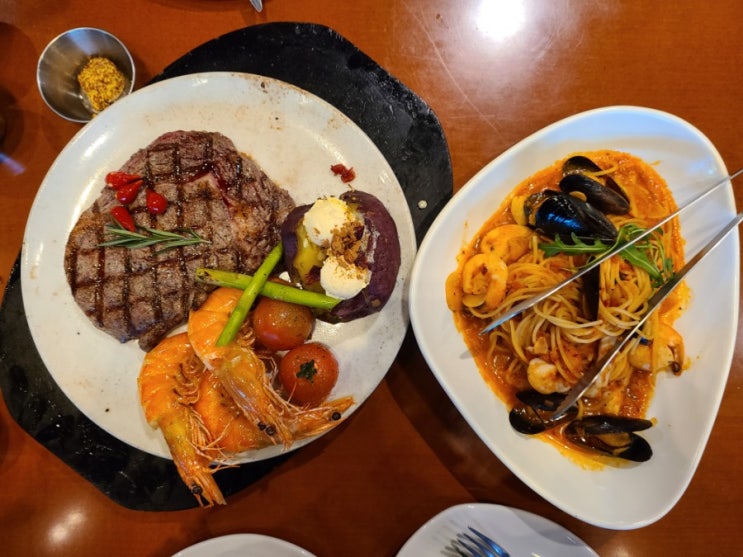 대전 맛집 유성 봉명동 아웃백 스테이크하우스블랙라벨 커플세트 런치세트 유성점 솔직 후기 및 추천 네이버 블로그