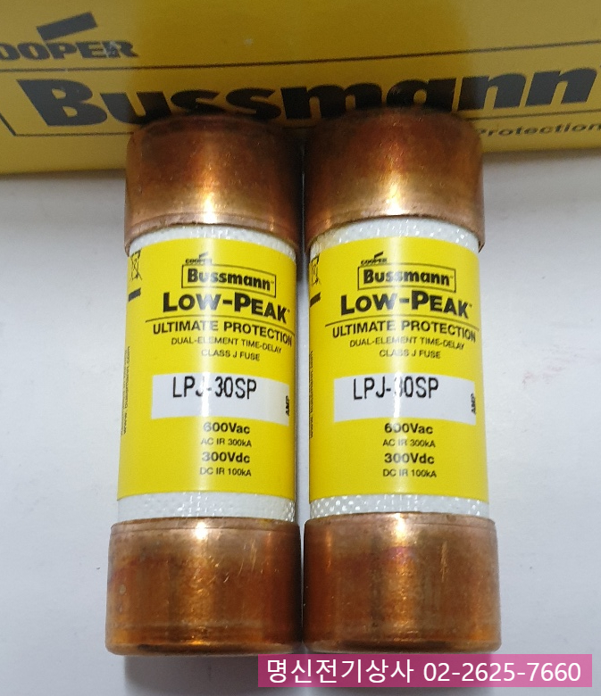 LPJ-30SP CLASS J EATON BUSSMANN FUSE 휴즈 퓨즈 TIME DELAY용 600VAC 300VDC ...