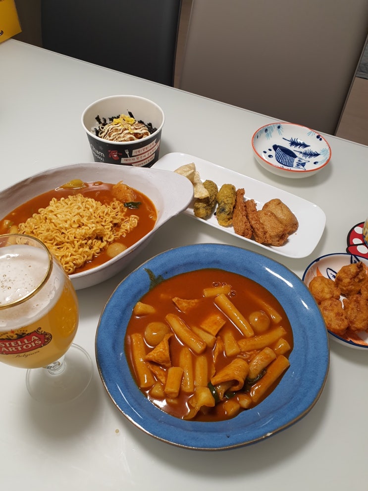 굽은다리역떡볶이 천호동 떡볶이 즉석국물떡볶이 배달 포장하기 좋은 굽은다리 신참 떡볶이 네이버 블로그