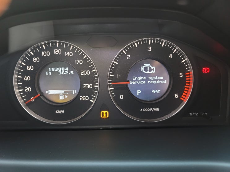 VOLVO S80 D5 engine system service required 엔진체크등, 에어필터박스 스크류 교체 : 네이버 블로그