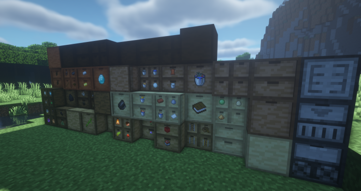 [모드][1.19][Forge] 수납장 모드 (Storage Drawers mod) : 네이버 블로그