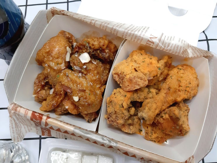숭의동 치킨 맛집 후라이드바삭킹 미추홀1호점 치즈솔솔치킨 간장치킨 포장 네이버 블로그