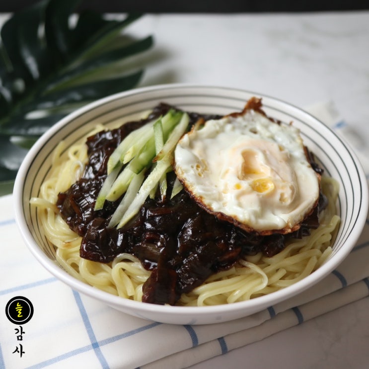 집에서 짜장면 만들기 아하부장 중국집짜장면 사자표 볶음춘장 : 네이버 블로그