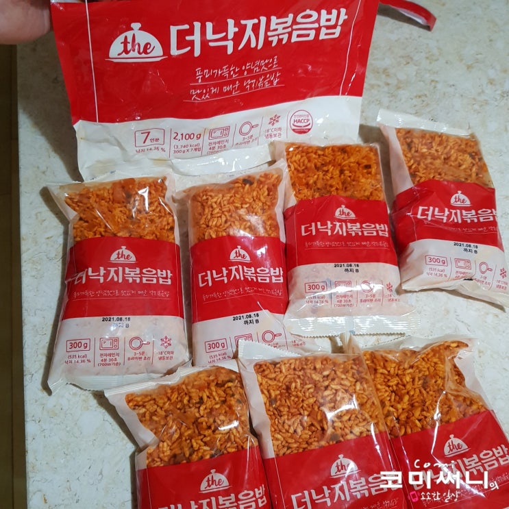 코스트코 추천 볶음밥 천일냉동 더 낙지볶음밥 자꾸 당기는 매운맛 네이버 블로그
